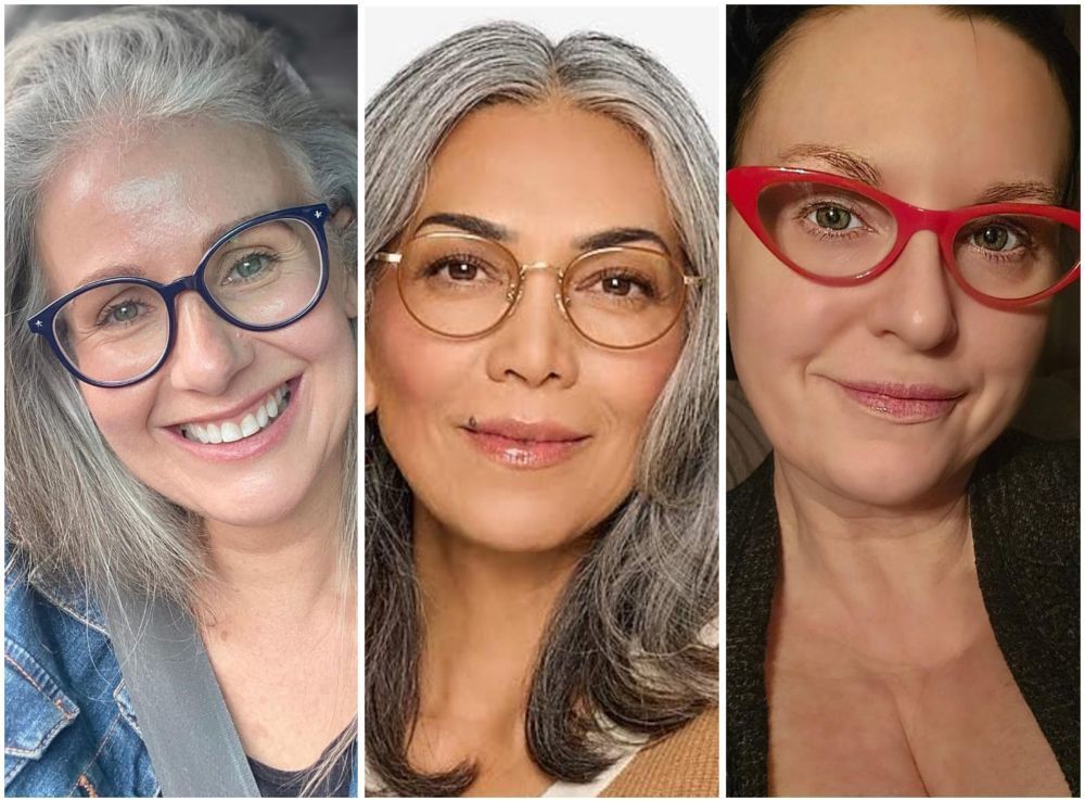 19 Best Color Glasses For Gray Hair To Transform Your Look Fabbon