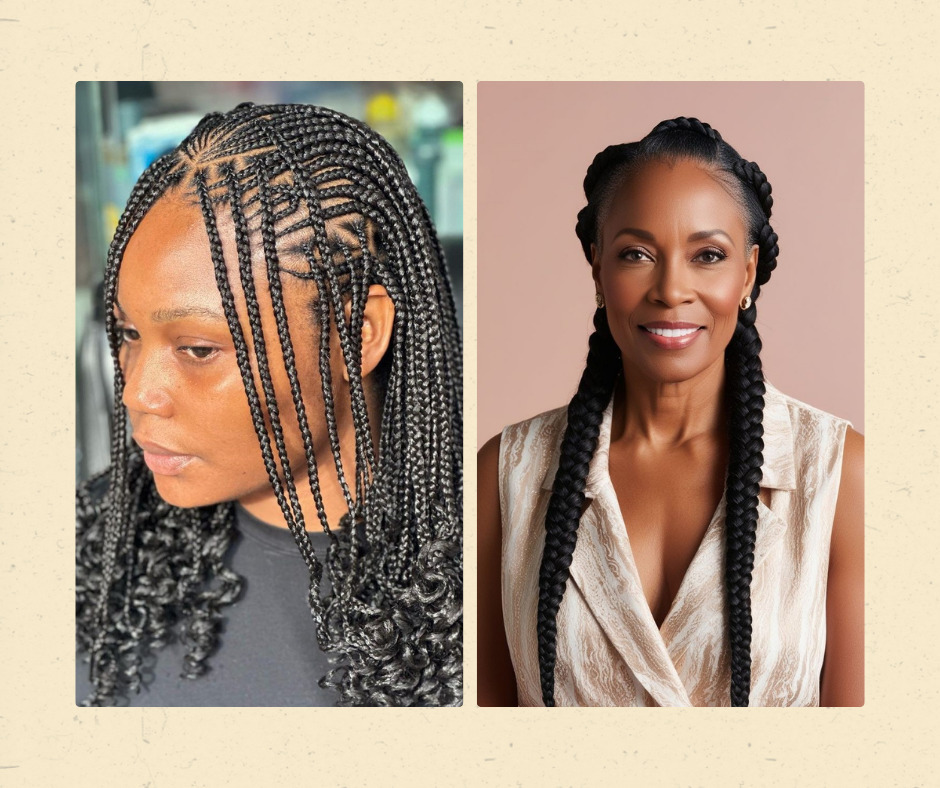 30 Best Braids For Black Women Over 50 | Fabbon