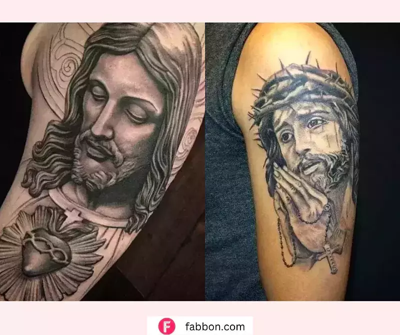 Jesus Spike Tattoos