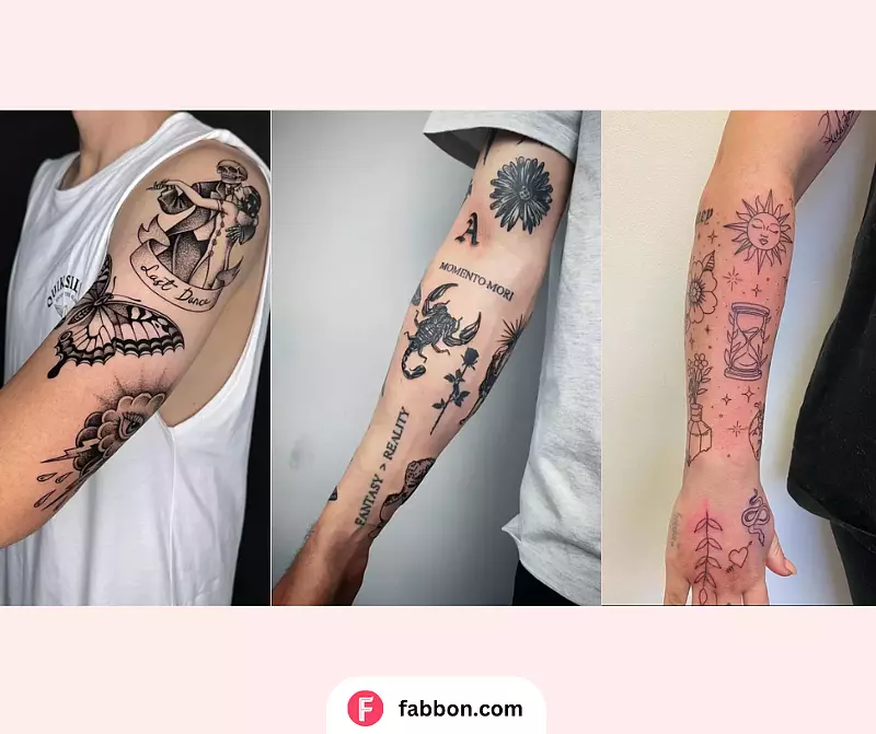 Patchwork tattoos aesthetic - Bronctattooaus.com