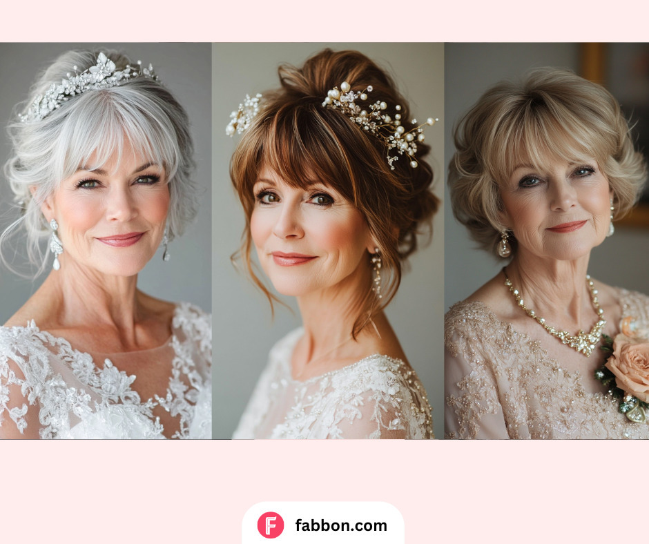33 Stunning Bride's Mother Hairstyles With Bangs | Fabbon