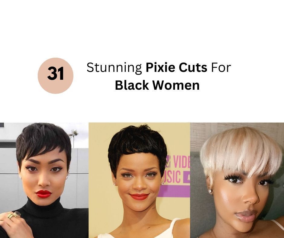31 Gorgeous Pixie Cut Hairstyles For Black Women | Fabbon
