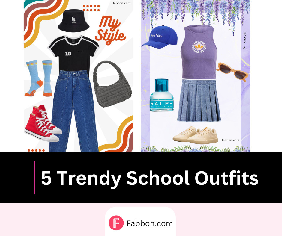5 Cool and Casual School Outfits for a Trendy Look | Fabbon