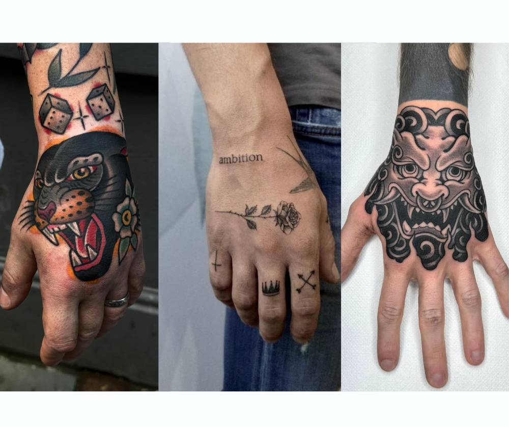 Simple Hand Tattoo Designs For Men