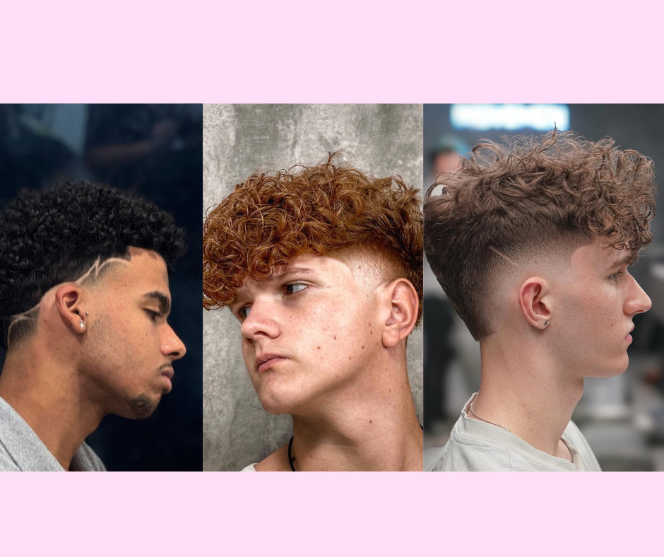 25 Curly Hairstyles With Fade For Men | Fabbon