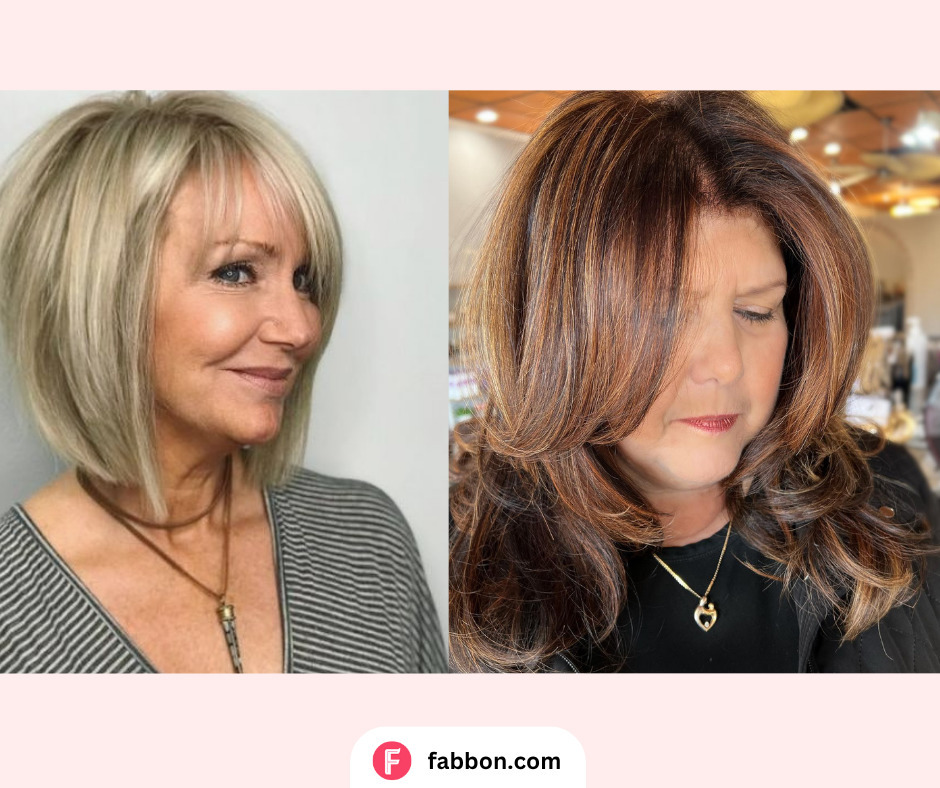 20 Latest Bangs Hairstyles For Women Over 50 | Fabbon