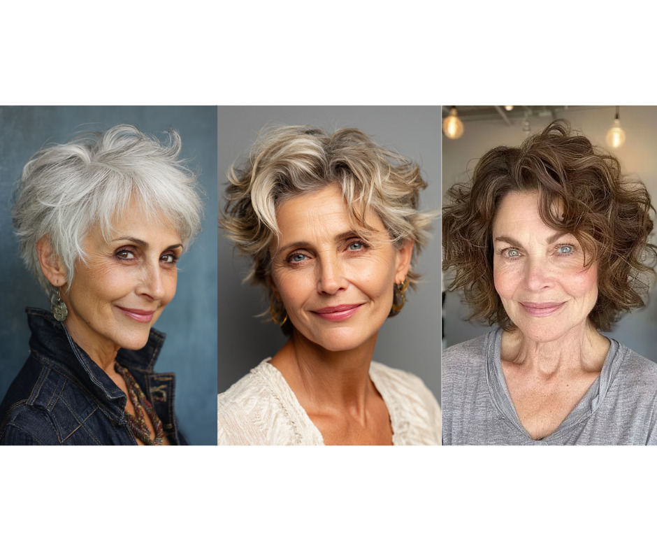 25 Short Messy Hairstyles For Older Women | Fabbon