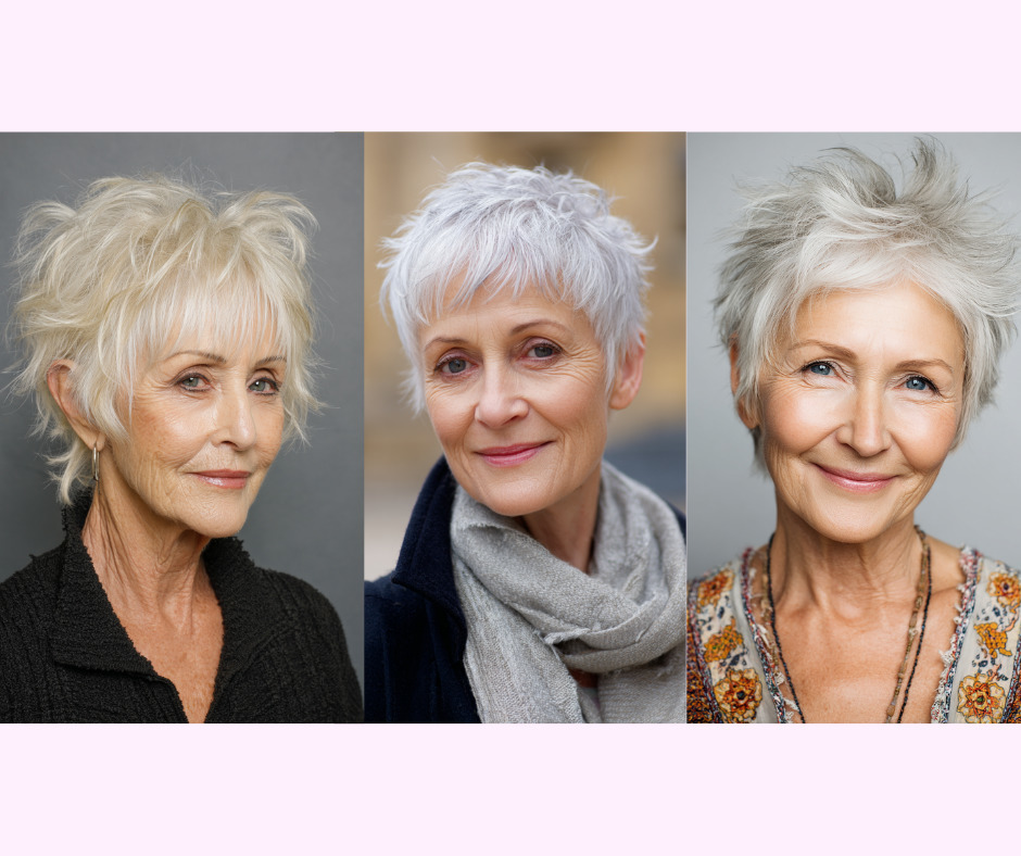 28 Latest Choppy Hairstyles For Women Over 70 | Fabbon