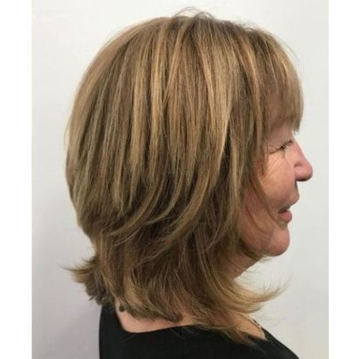 25 Best Medium Length Hairstyles For Women Over 70 | Fabbon