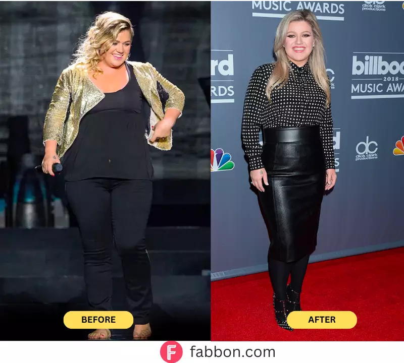 Kelly Clarkson's Remarkable 60 Pounds Weight Loss Journey | Fabbon